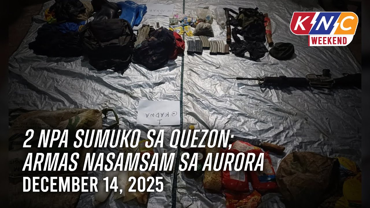 2 NPA sumuko sa Quezon; Armas nasamsam sa Aurora | Kidlat News Channel ...