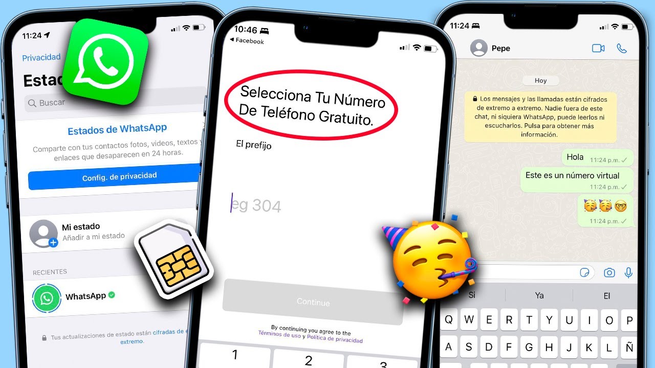 COMO CREAR Un NUMERO De Telefono VIRTUAL GRATUITO Para WhatsApp: Guía ...