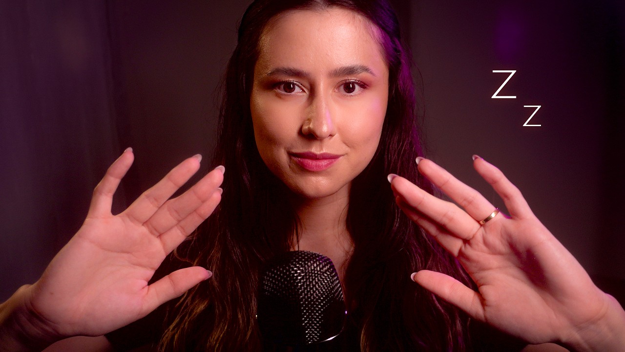 ASMR Fall Asleep with Hand movements and Hand Sounds 😴 + Mouth Sounds ...
