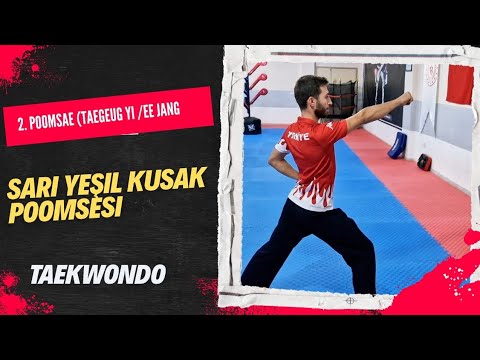 TAEKWONDO SARI-YEŞİL KUŞAKLARIN POOMSESİ