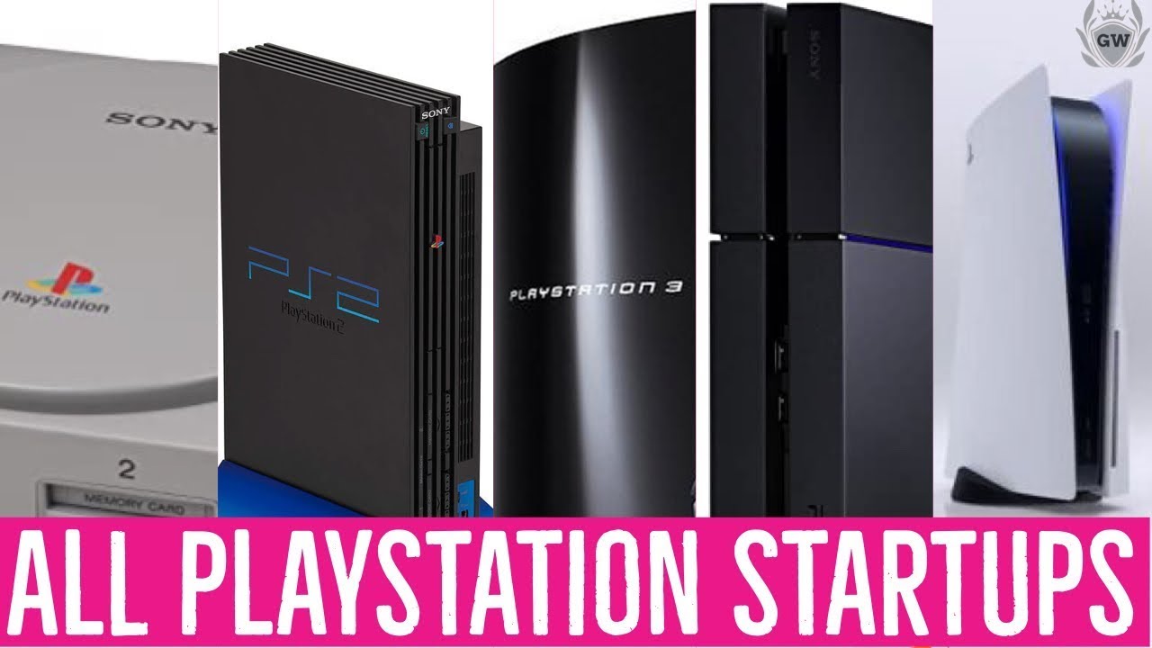 PlayStation Startups PS1 TO PS5 - YouTube
