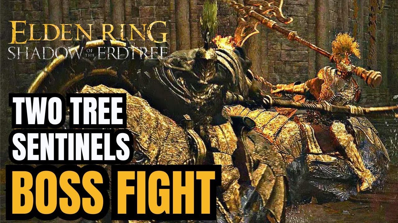 Elden Ring_Shadows of the Eldtree Two Tree Sentinel BOSS Fight - YouTube