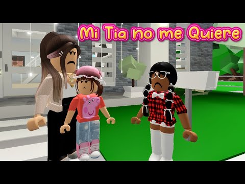 MI TÍA NO ME QUIERE 🙁😟 HISTORIA ROBLOX BROOKHAVEN