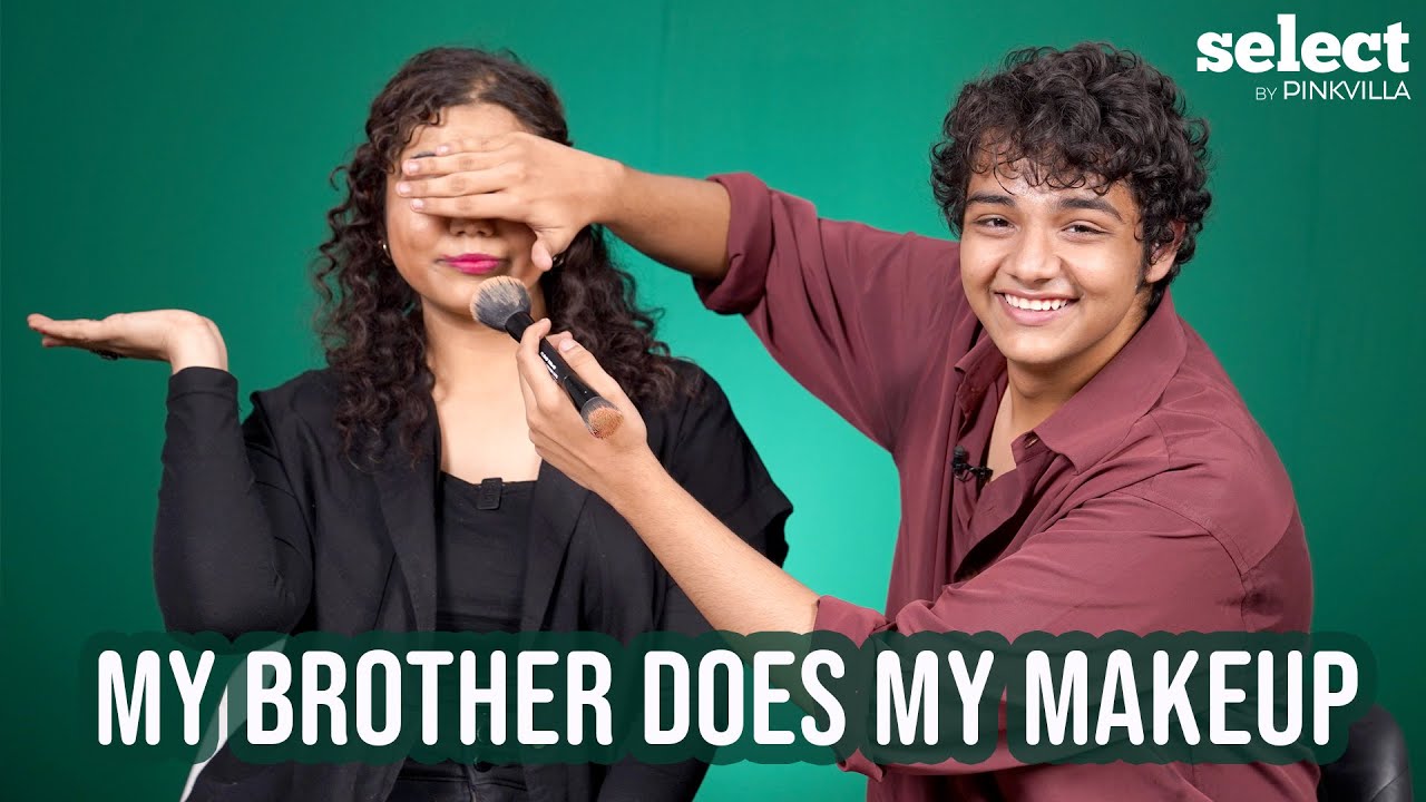 My brother does my make up. Disaster!! - YouTube