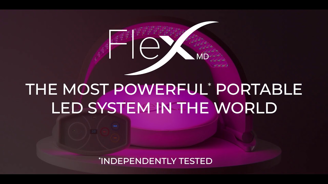 Dermalux Flex LED light therapy on the Isle of Wight - YouTube