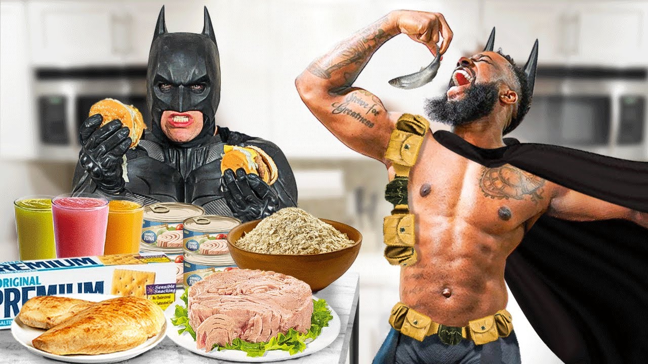 Eating & Training Like The Batman For 24 Hours! - YouTube