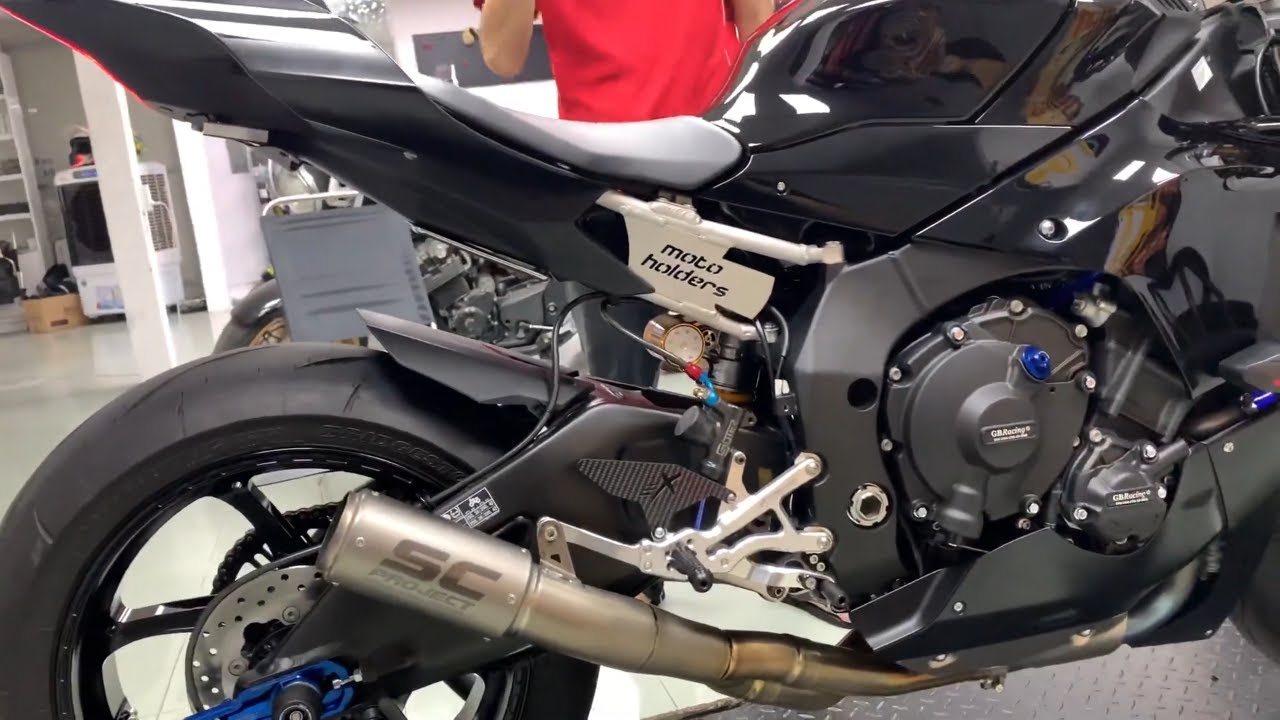 Yamaha R1 2020 SC Project 3/4 full titanium | Leeagle | Motor Dạo - YouTube