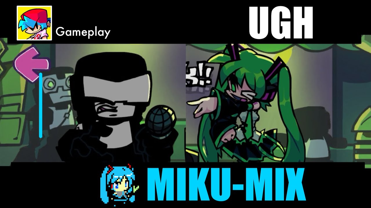 【FNF Mobile】Ugh MIKU-MIX(Modplay) - YouTube