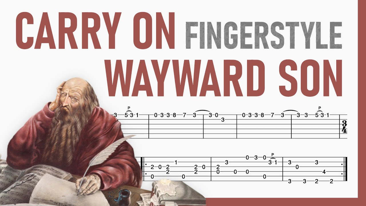Carry On Wayward Son - Kansas | TAB Fingerstyle for Guitar - YouTube