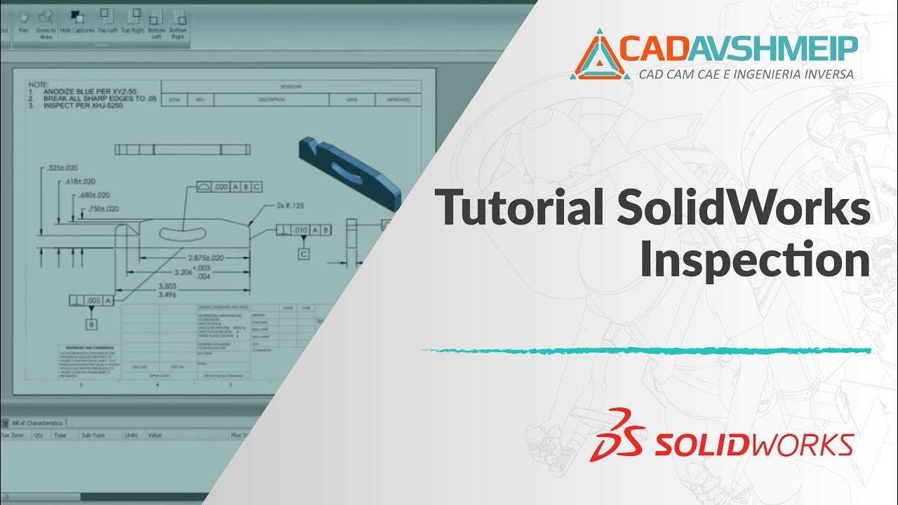 Tutorial SolidWorks: SolidWorks Inspection - YouTube