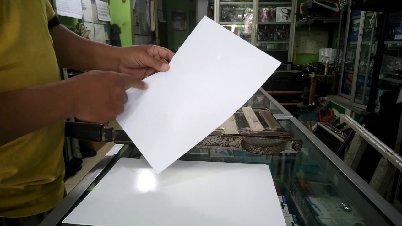 Cara memotong kertas foto untuk cetak foto 4r, 3r, 2r dan ukuran ...