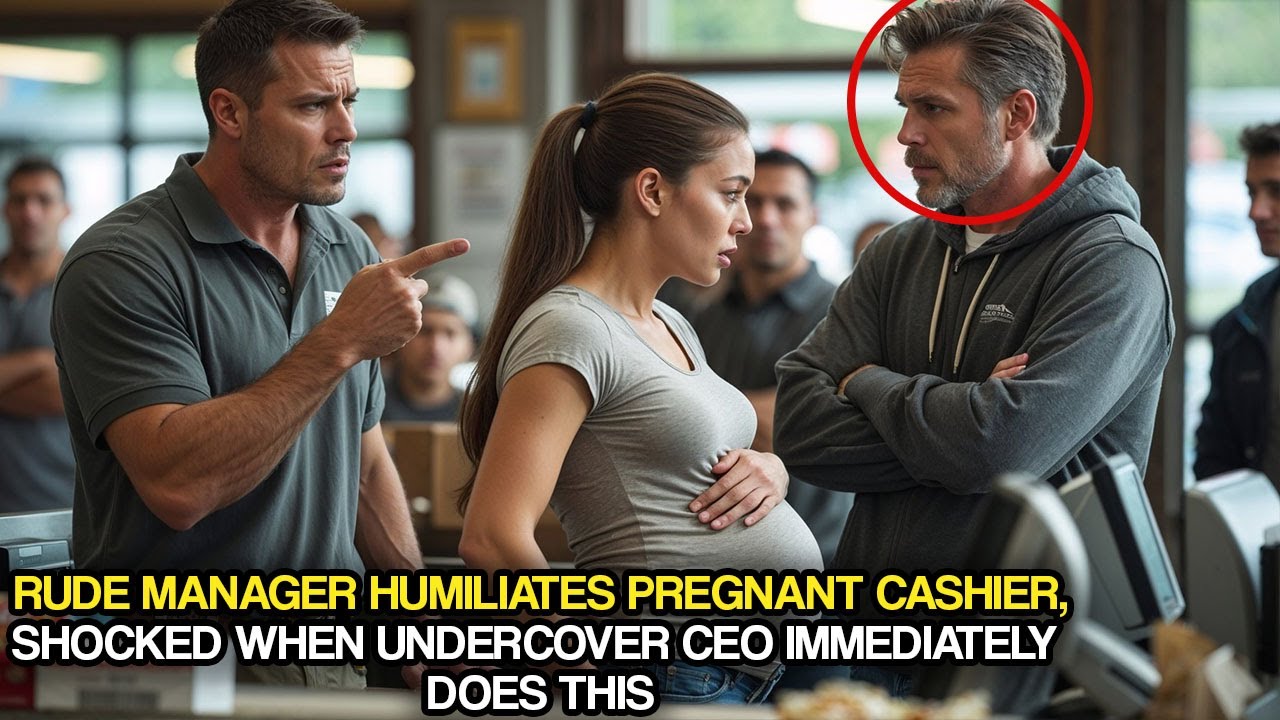 Rude Manager Humiliates Pregnant Cashier, Shocked When Undercover CEO ...