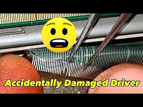 HOW TO RESCUE COF (LG Panel) #microsoldering #electronics