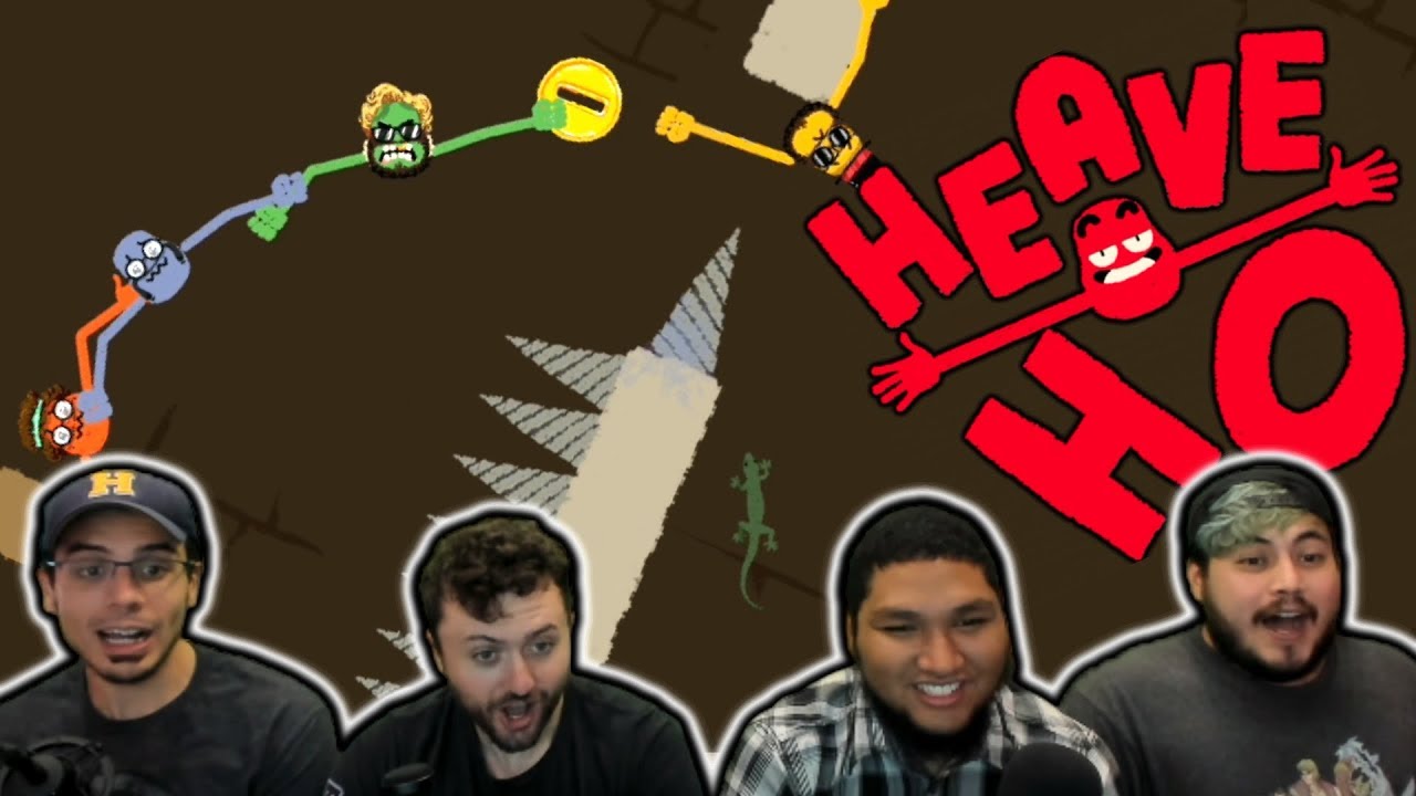 HOLD ON FOR YOUR LIFE...& MONEY! (HEAVE HO w/ The Derp Crew) - YouTube