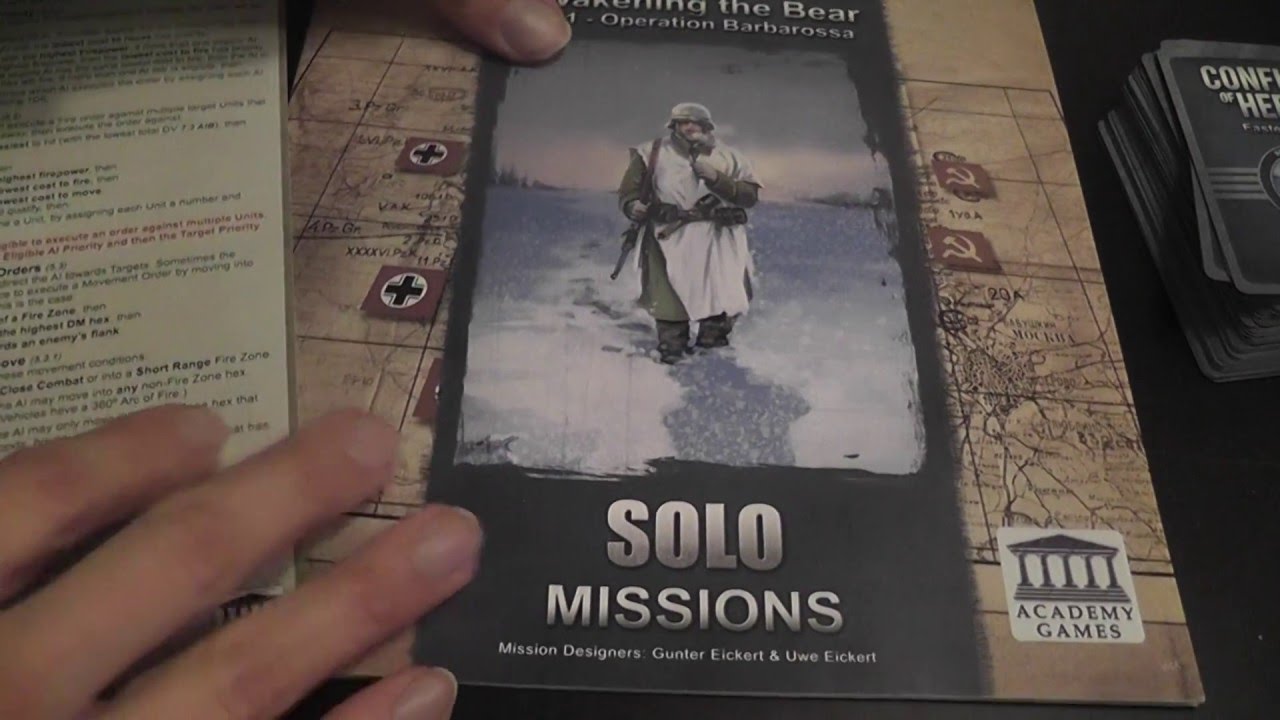 Conflict of Heroes Solitaire Expansion - YouTube