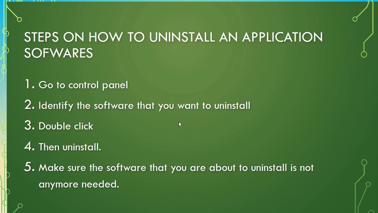 How to install and uninstall application software 2019 - YouTube