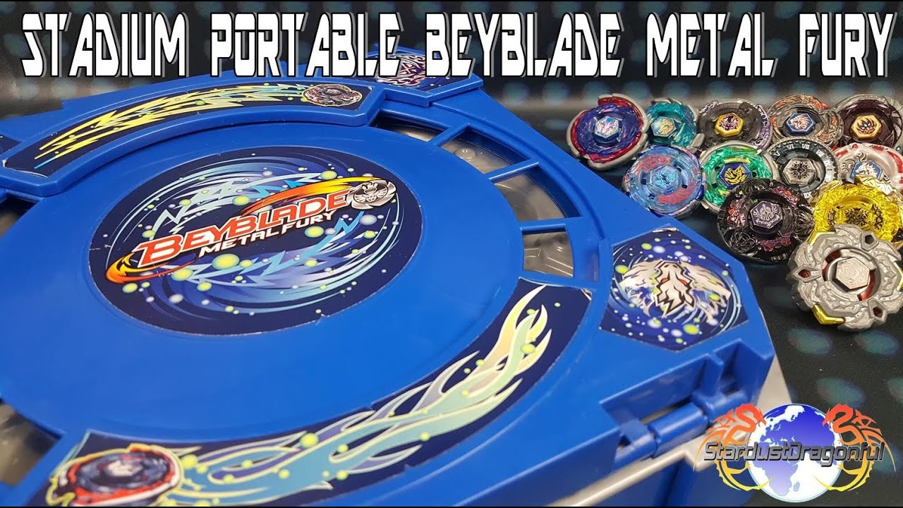Stadium Portable Beyblade Metal Fury Hasbro Review! - YouTube