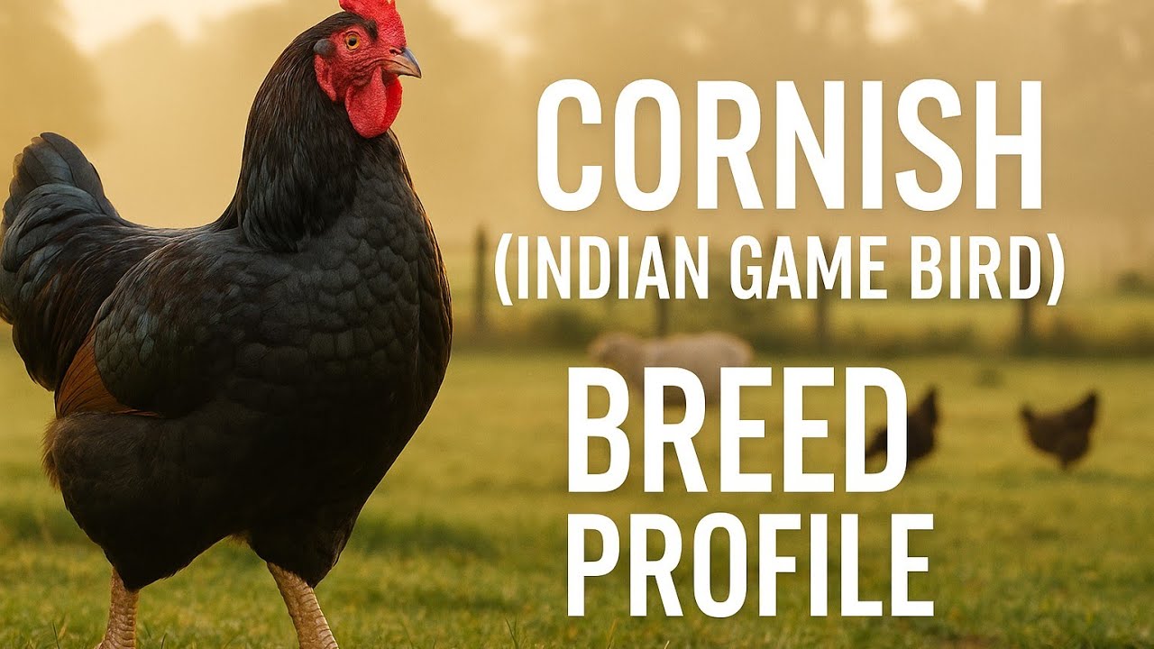 Chicken Breed Profile - Cornish (Indian Game Bird) - YouTube