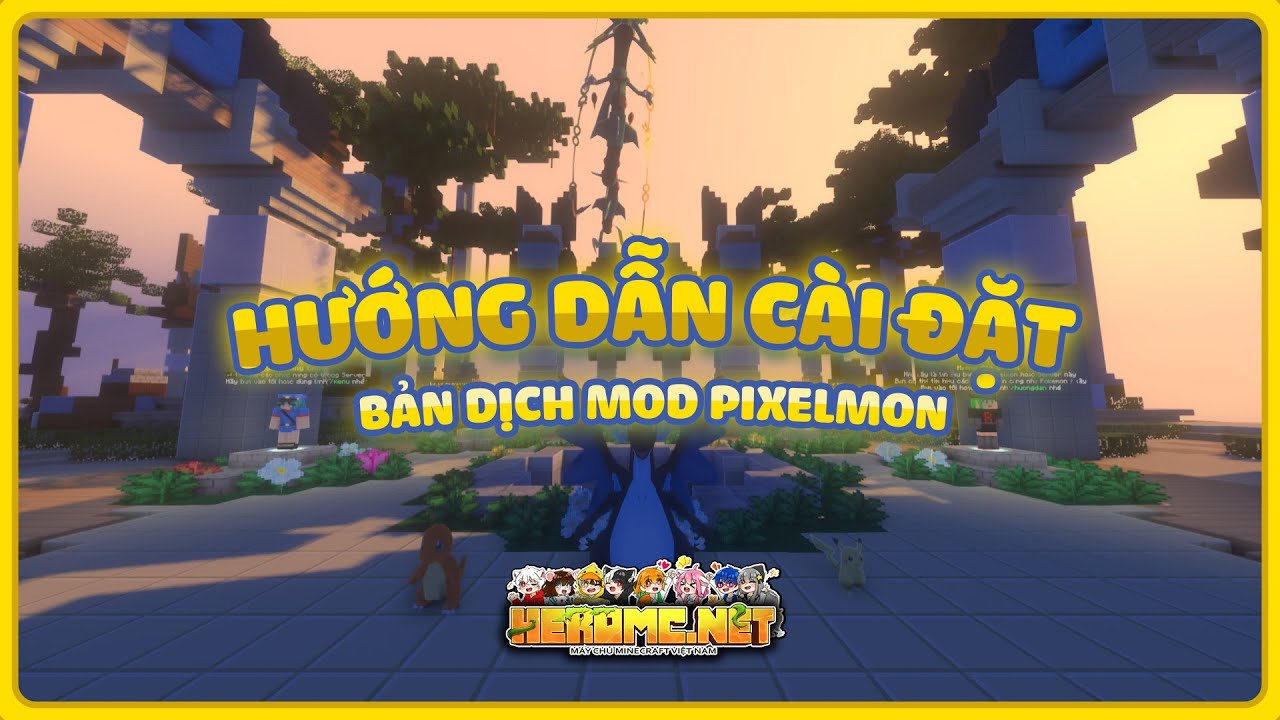 Hướng dẫn cài Pixelmon bản Việt Hóa cực dễ! - YouTube