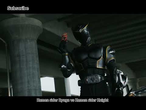 Kamen rider Ryuga VS Kamen rider Knight | Rider Time : Kamen rider Ryuki.   #tokusatsu #kamenrider