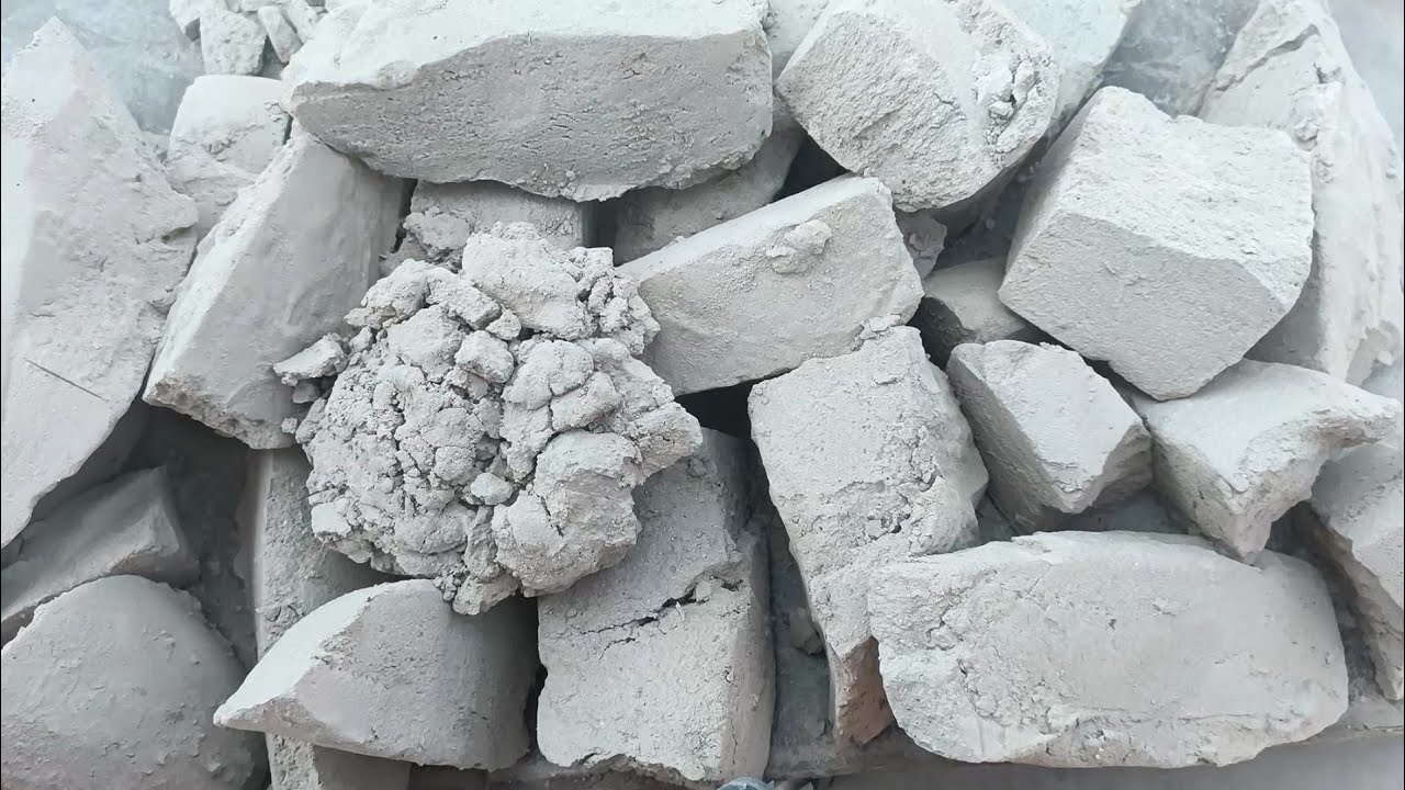 New amazing mild white mud chunks dry crumbling on floor 🌪️ sleep aid 😴 ...