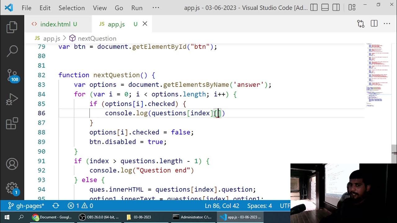 SMIT - Batch 9 | JavaScript Class 23 | Part 1 - YouTube