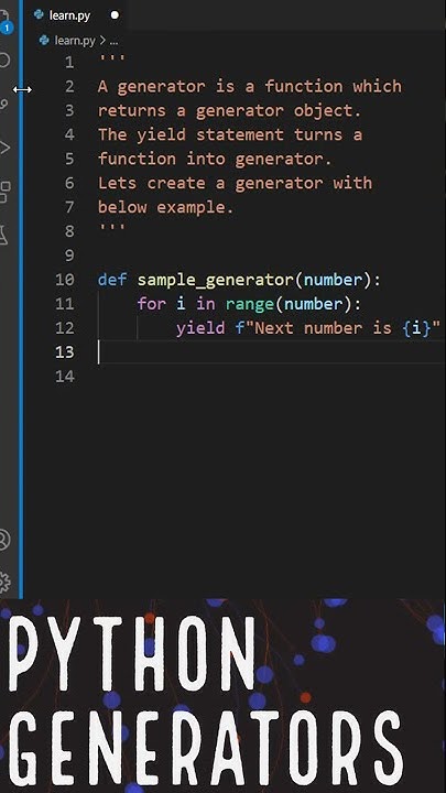 Generators in Python | Python for Beginners #Shorts - YouTube