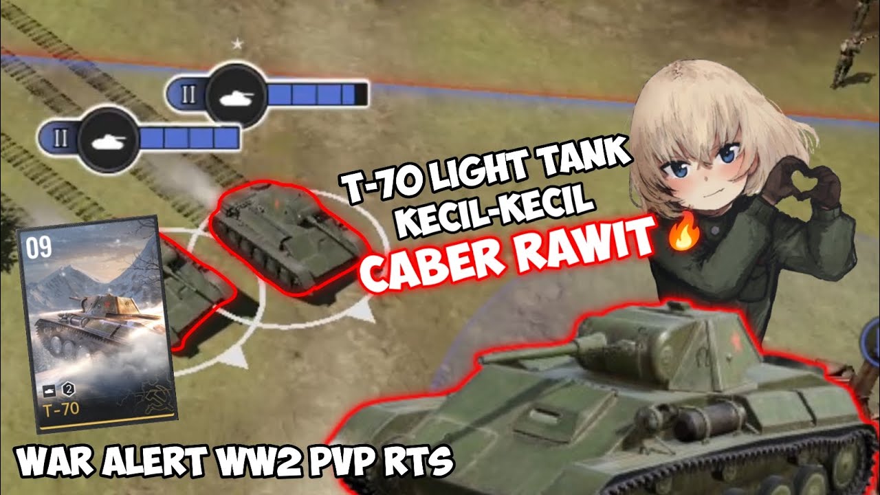 Mengenal Tank T-70 Uni Soviet - War Alert : WW2 PVP RTS - YouTube