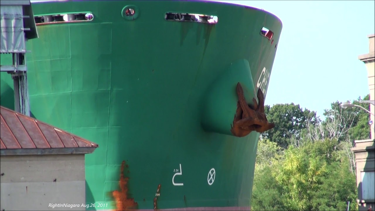 Ship CHESTNUT at Lock 1, Welland Canal (2011) - YouTube