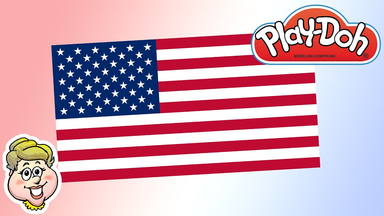 Play-Doh Flags - USA! EWMJ #147 - YouTube