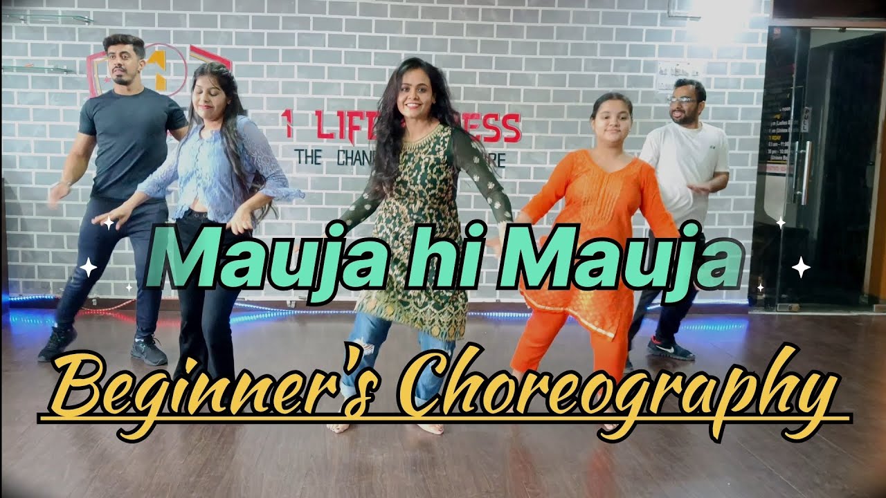 Mauja Hi Mauja | Beginner's Choreography| Jab we Met| Shahid Kapoor ...