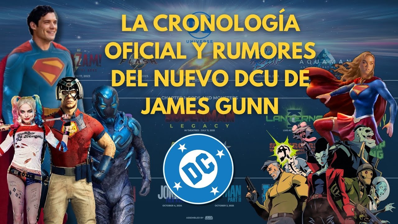 La Cronología Oficial y Rumores del Nuevo DCU de #jamesgunn - YouTube