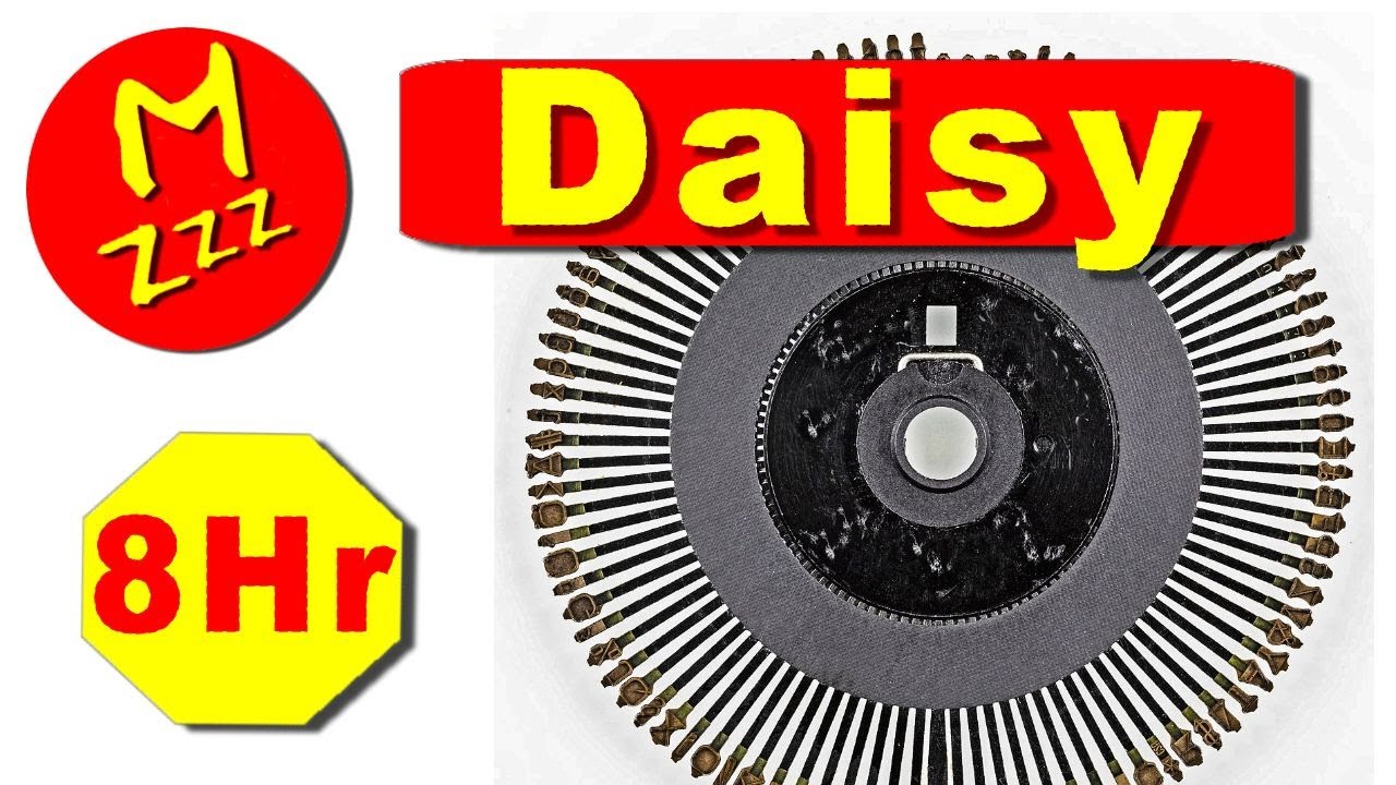 Daisy Wheel Printer White Noise Sound for 8 Hours - No Mid Adverts ...