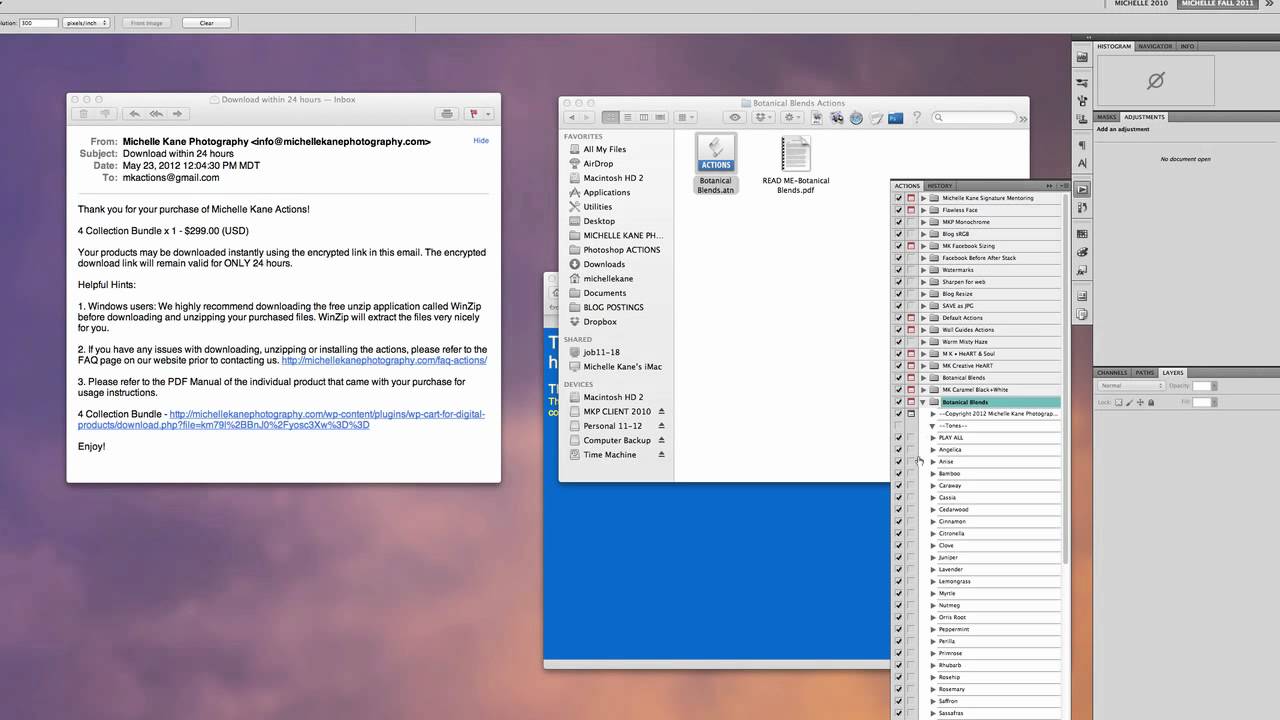 How to Download, Install & Backup Photoshop Actions - YouTube