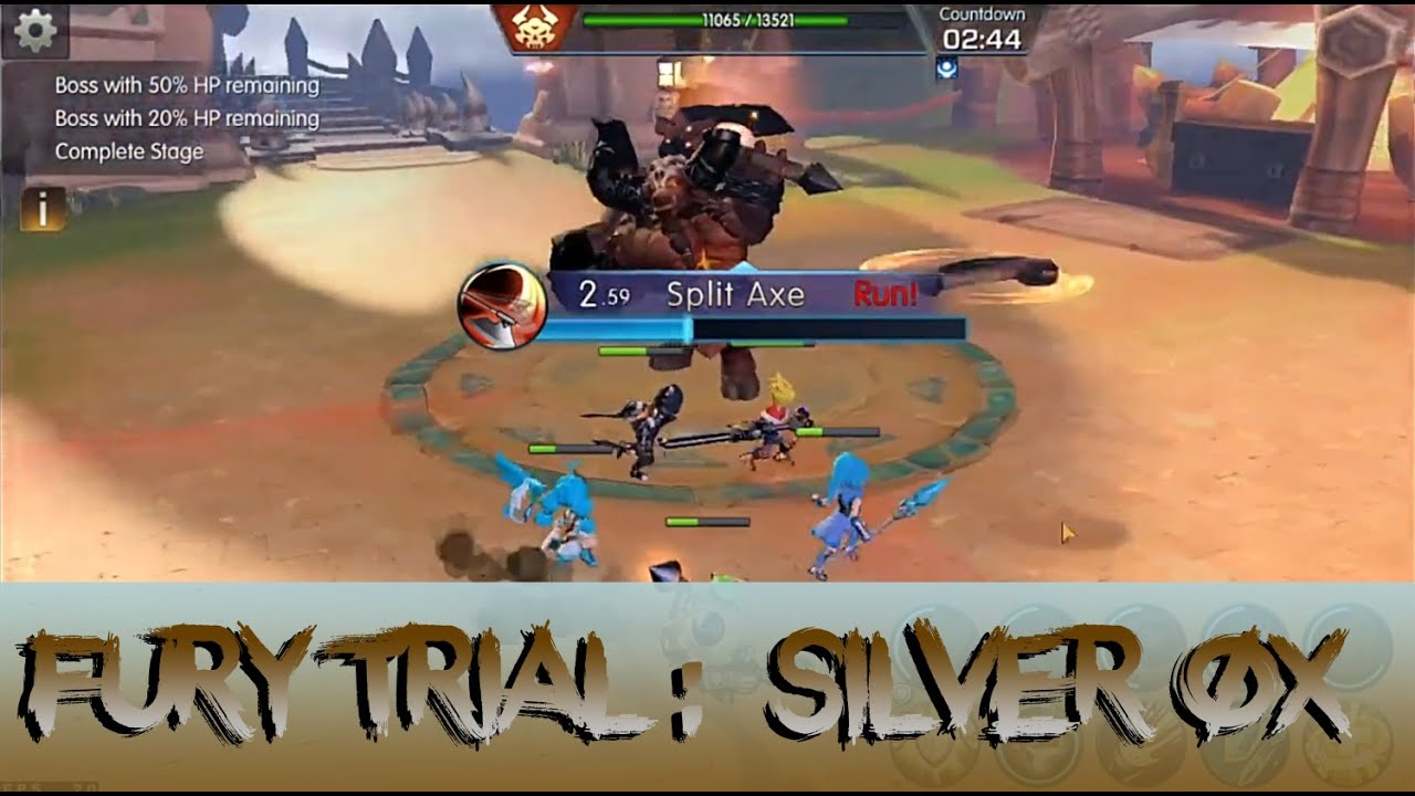 Fury Trials - Sin's Raid - Silver Ox - YouTube