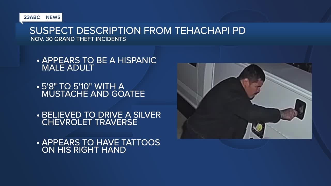 Tehachapi Police investigate grand theft incident - YouTube