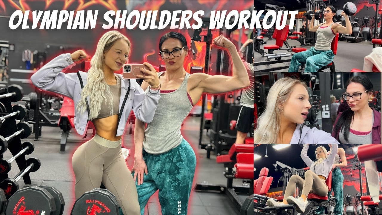 Train with Pros! Shoulders with Ashley Kaltwasser + Biggest Hip thrust ...