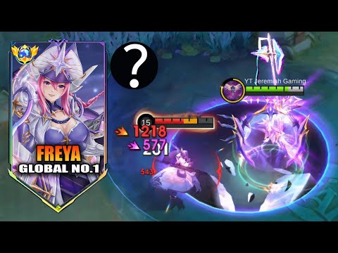 FREYA MOST DANGEROUS HERO IN EXP LANE ( MUST TRY ) FREYA BEST BUILD 2026 - MLBB