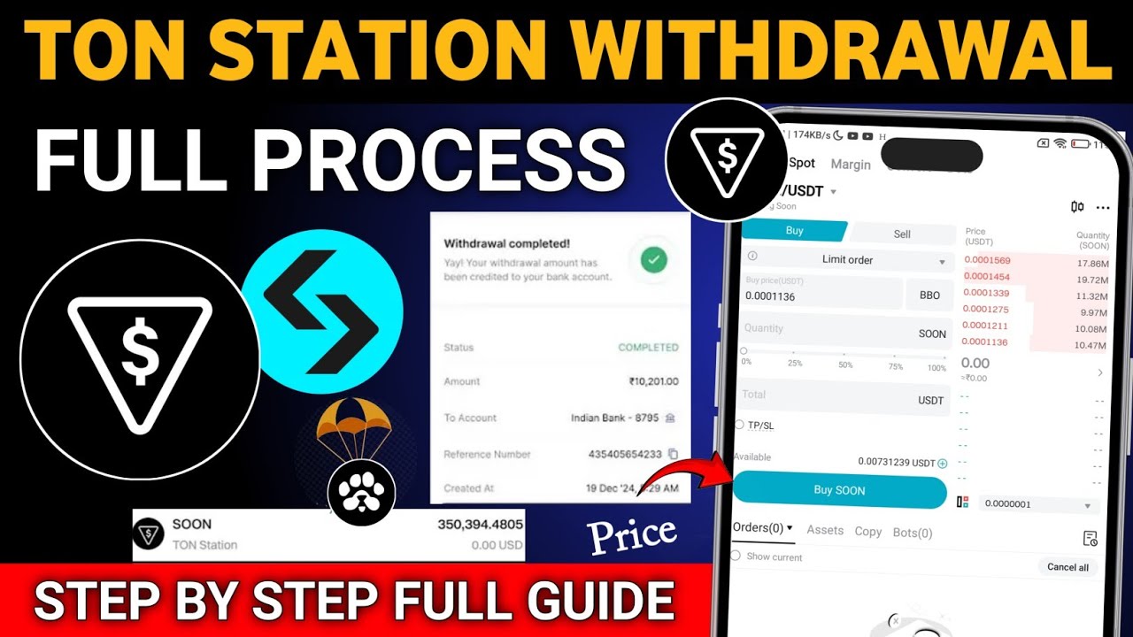 Ton Station Airdrop Token Claiming Complete Process | Ton Station ...