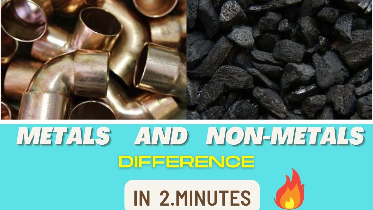 DIFFERNCE BW. METALS AND NON-METAL / CLASS-10 SCEINCE CHAPTER-3 / IN 2 ...