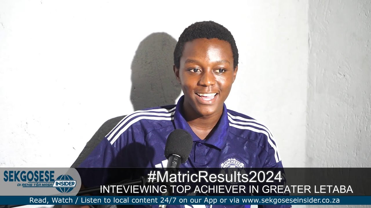IN CONVERSATION WITH TOP ACHIEVER IN GREATER LETABA - YouTube