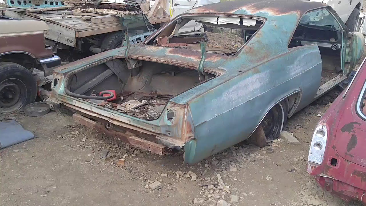 Possible 1965 SS Impala in1 salvage yard - YouTube