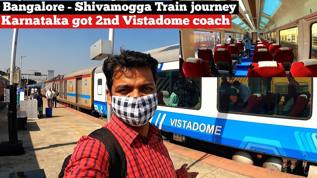 Bangalore to Shivamogaa Train journey in intercity express | Karnataka ...