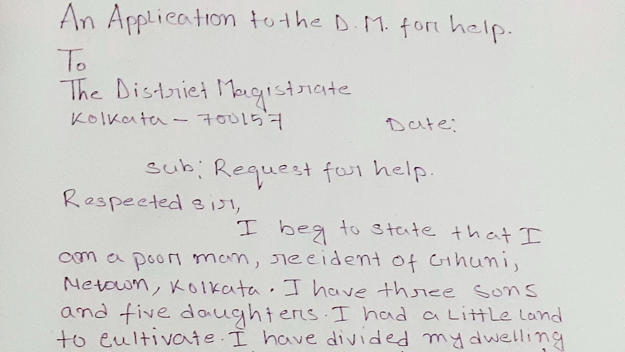 How To Write Application To Dm In English how To Write Application To how-to-write-application-to-dm-in-english-how-to-write-application-to