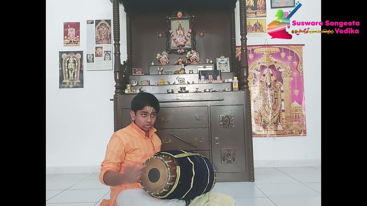 Sudarshan Ananthakrishnan ( Mridangam ) SSV International Music Day ...