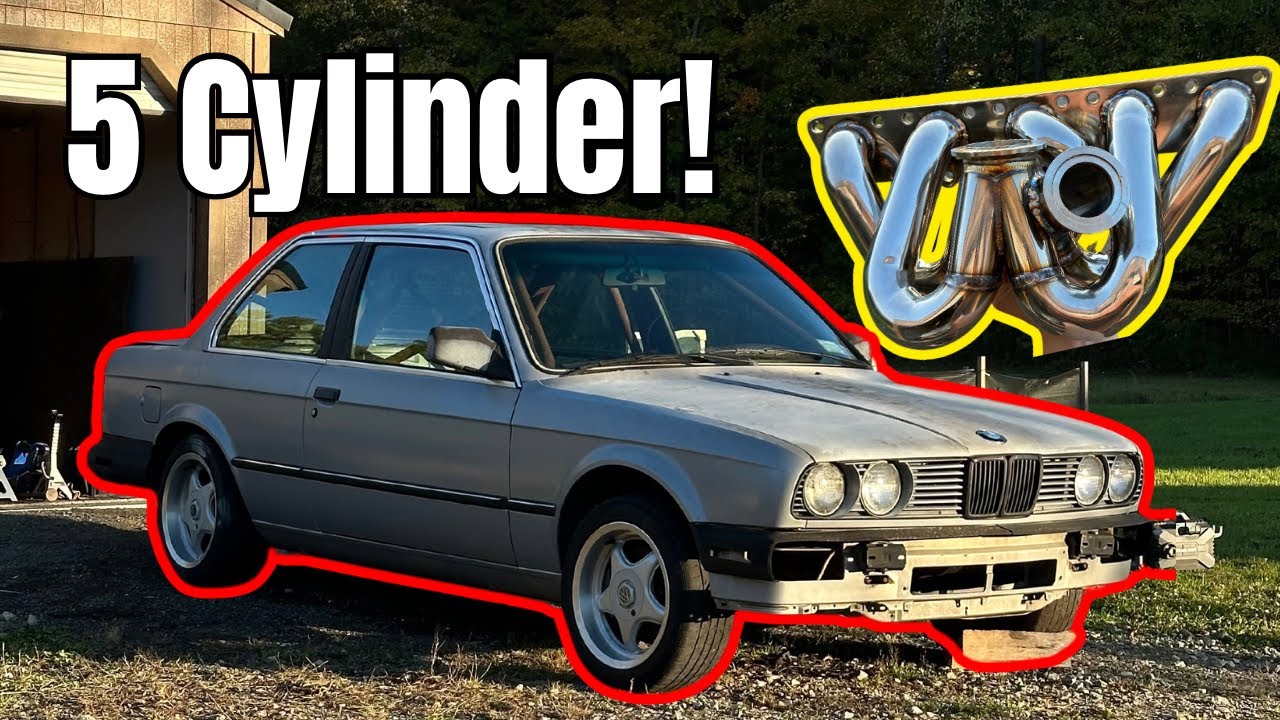 Tearing Apart My BMW E30 To Swap In A VOLKSWAGEN 5 Cylinder Engine. E30 ...