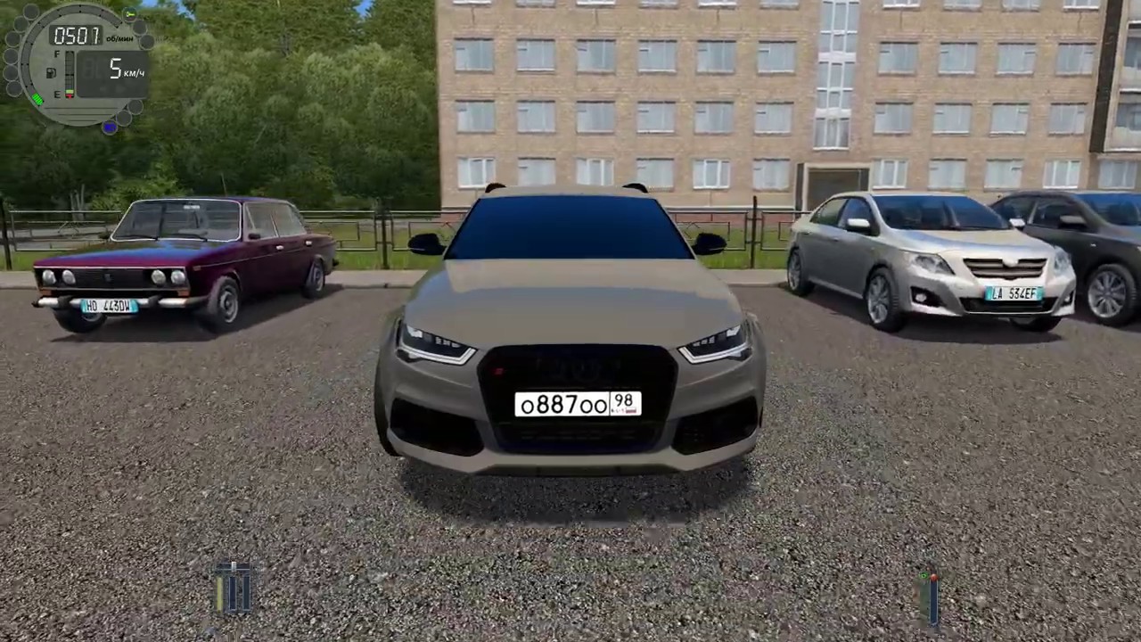 City Car Driving - Audi RS6 Avant Bulkin l Normal Driving | G29 - YouTube