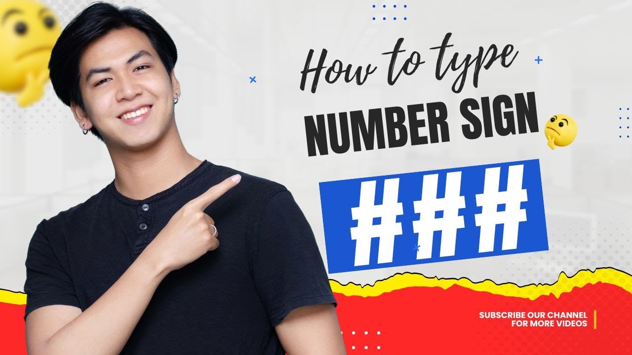 How To Type The Number Sign (#) On Any Keyboard | Easy Shortcuts & Tips