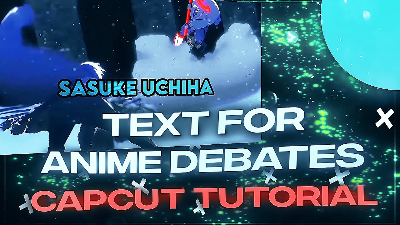 Text For Anime Debates [Quick Tutorial #4] - Capcut - YouTube