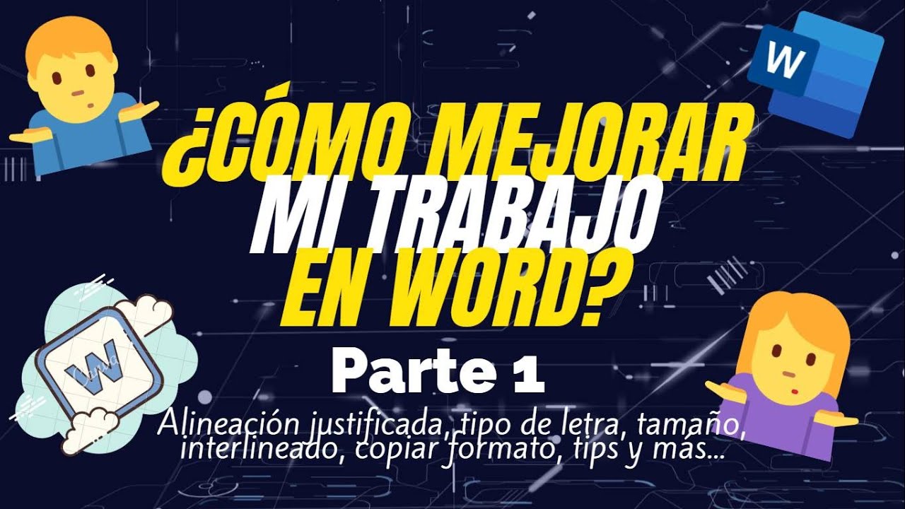 ¿Cómo mejorar mi documento de word? | Negritas | Copiar formato ...
